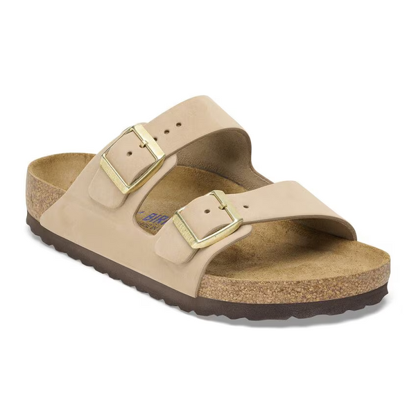 Birkenstock Arizona Soft Footbed Sandcastle Nubuck – Rippe's